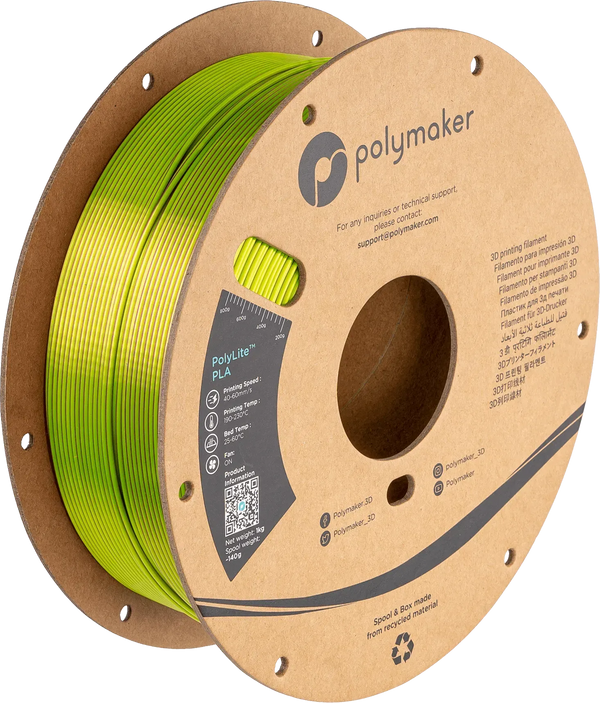 POLYMAKER POLYLITE SILK PLA DUAL COLOR 1.75mm/1KG – 3Digital